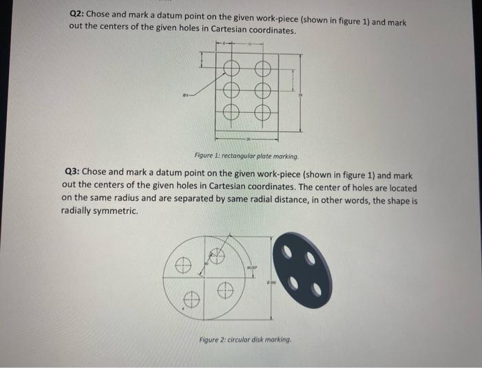 Solved Q2: Chose and mark a datum point on the given | Chegg.com