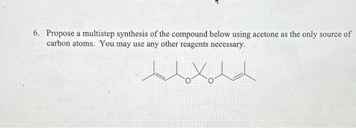 Solved Propose a multistep synthesis of the compound below | Chegg.com