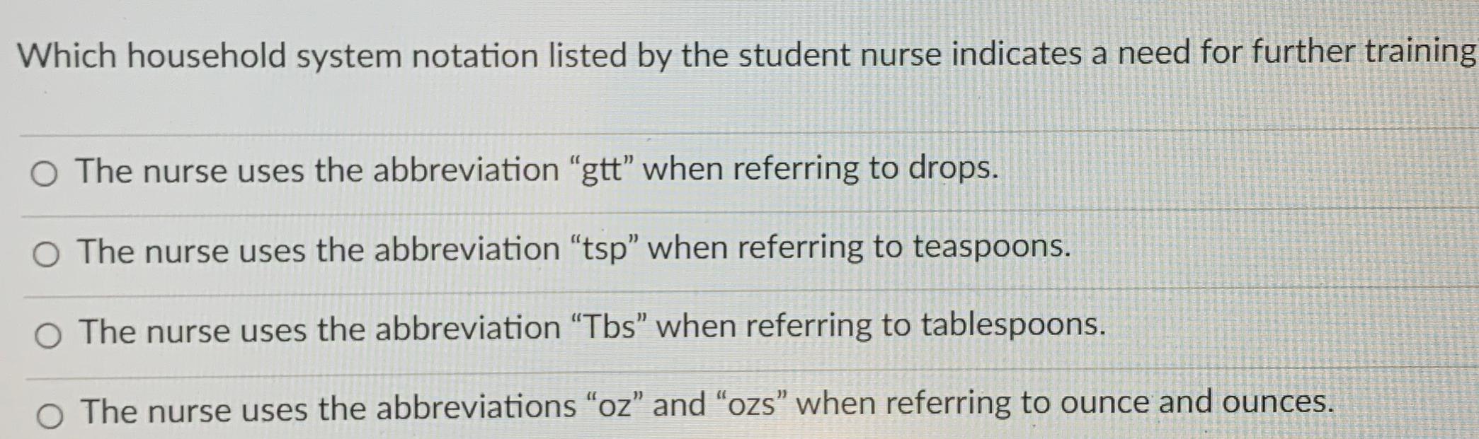 Solved Which household system notation listed by the student | Chegg.com