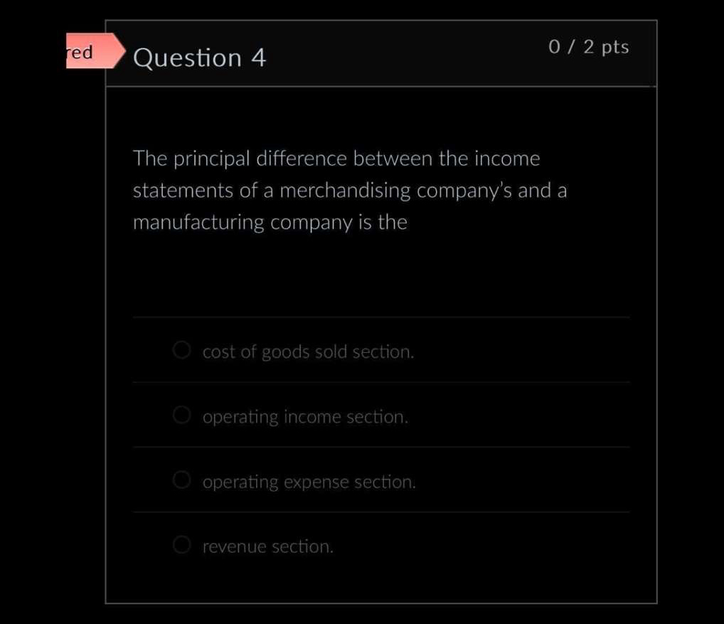 Solved redQuestion 402 ﻿ptsThe principal difference between | Chegg.com