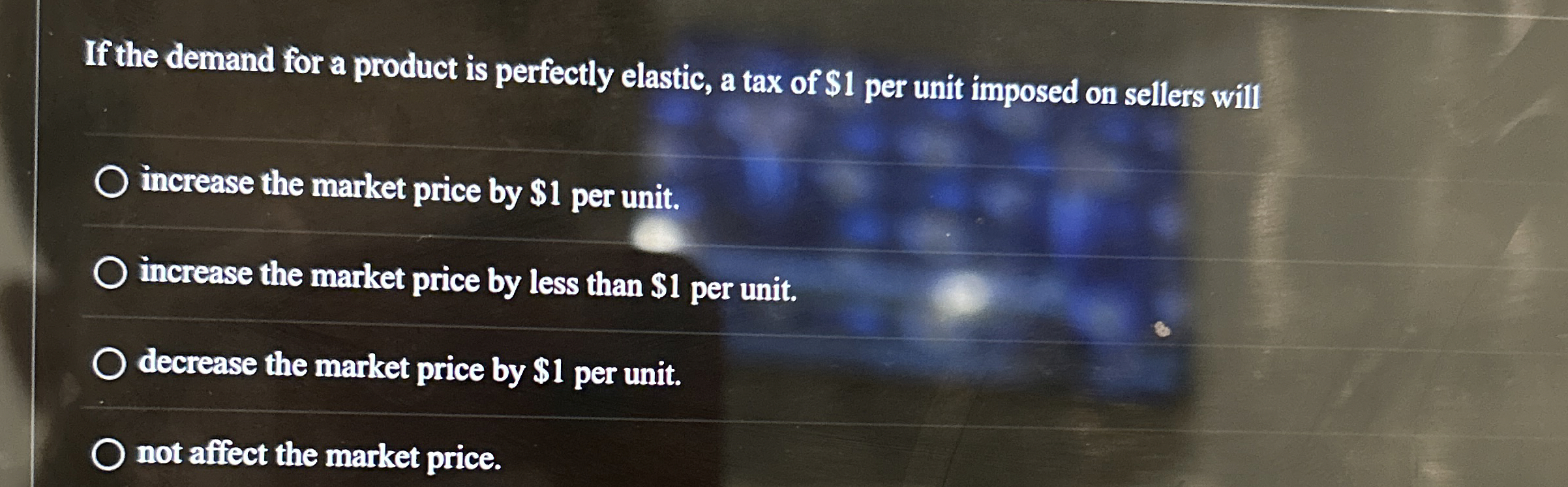 Solved If the demand for a product is perfectly elastic, a | Chegg.com