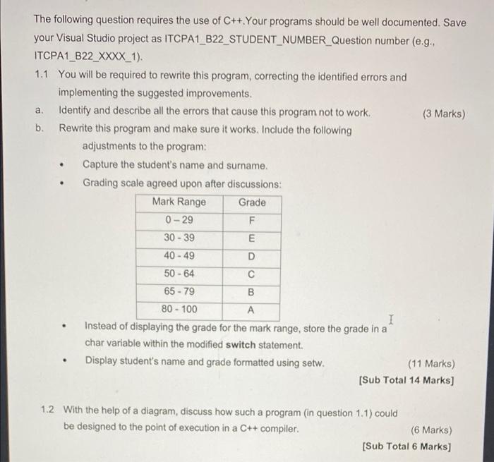 Solved Funda College Grading System A college in your area | Chegg.com