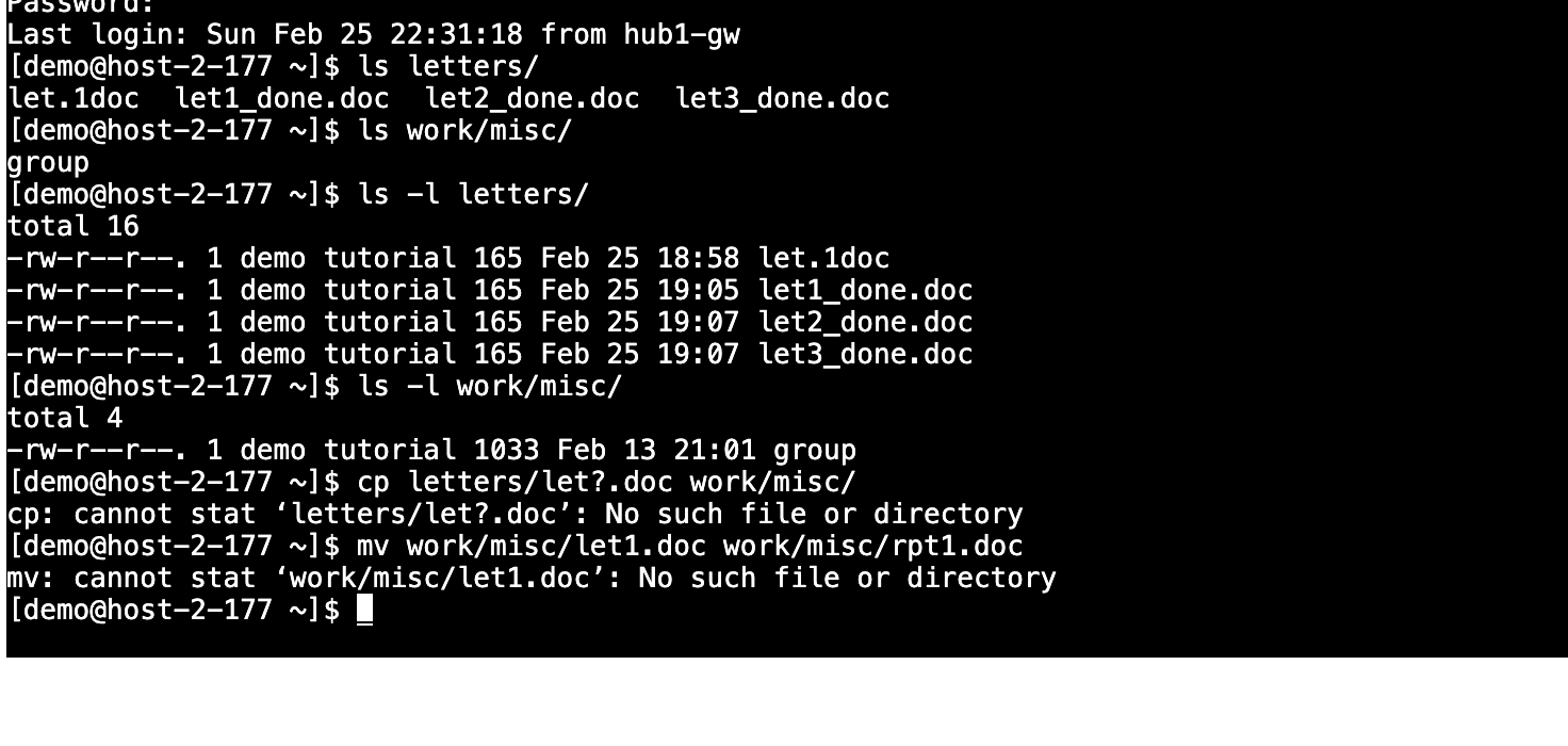 Solved the commands ssuch still not working? | Chegg.com