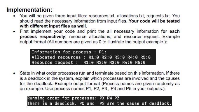 Solved The Banker's algorithm is a resource allocation and | Chegg.com