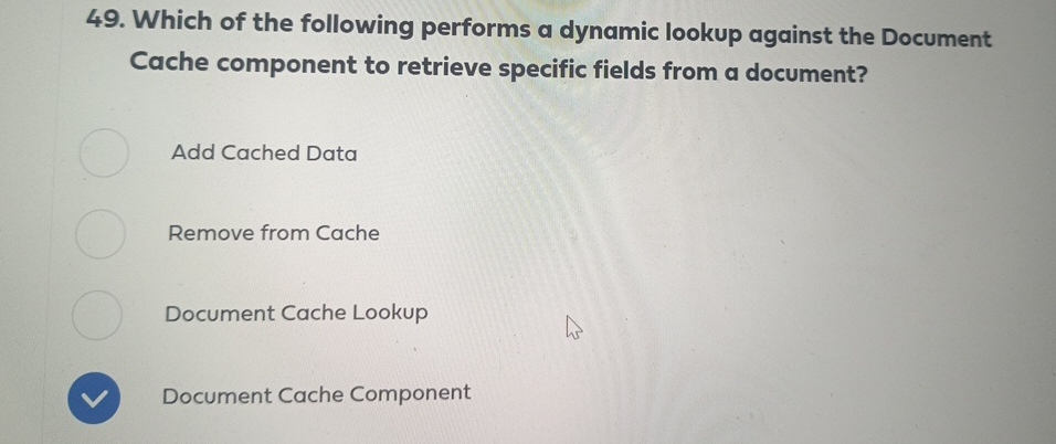 Solved Which of the following performs a dynamic lookup | Chegg.com