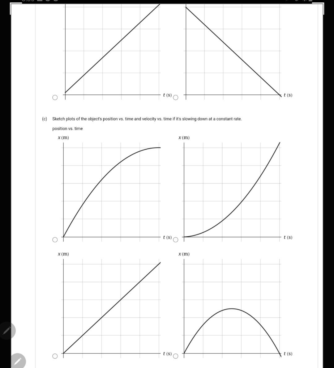 Solved An object is moving in the positive direction along | Chegg.com