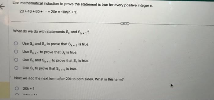 Solved Use mathematical induction to prove the statement is | Chegg.com