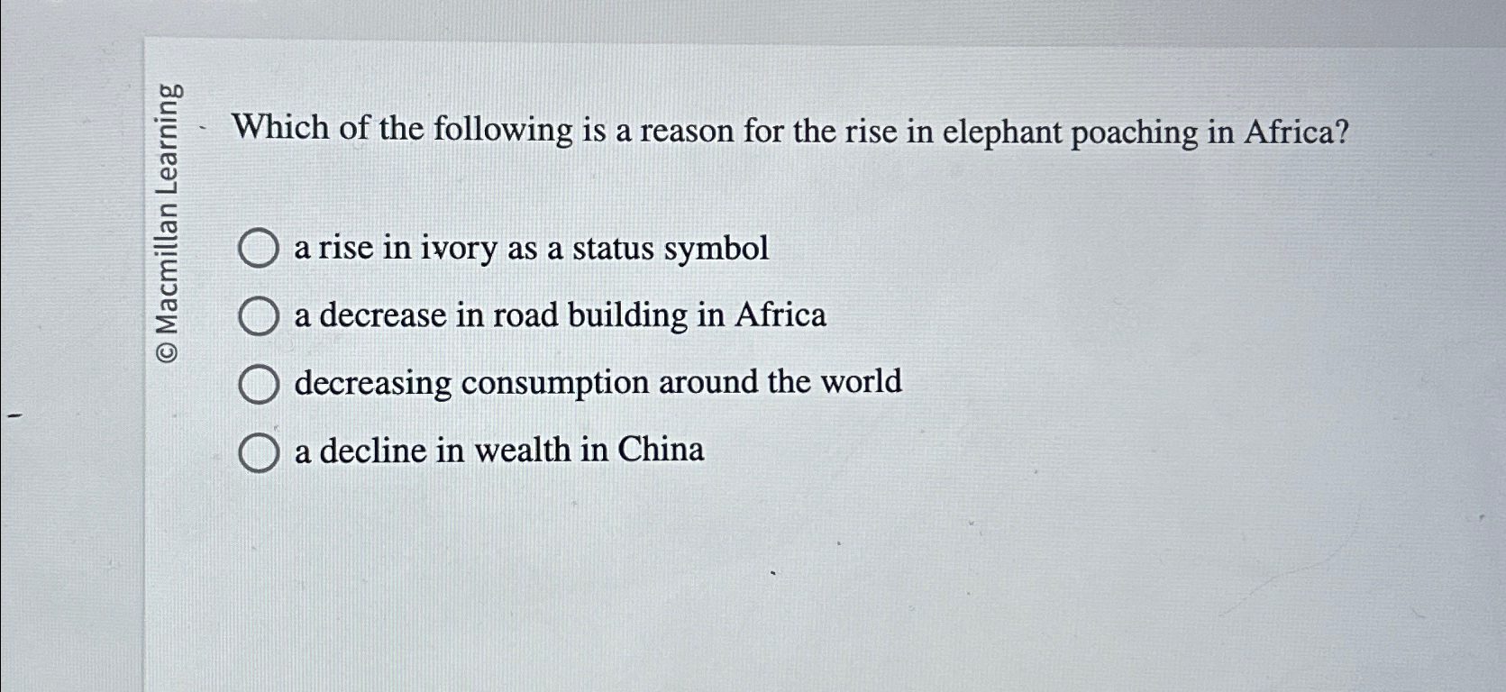 Solved Which of the following is a reason for the rise in | Chegg.com