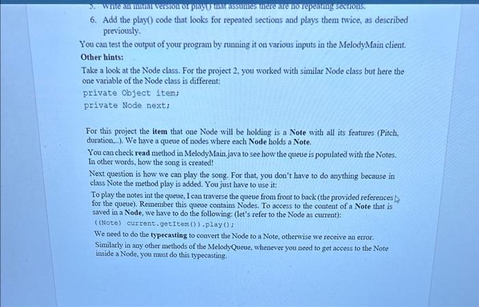 Solved Instructions This project focuses on queues and | Chegg.com