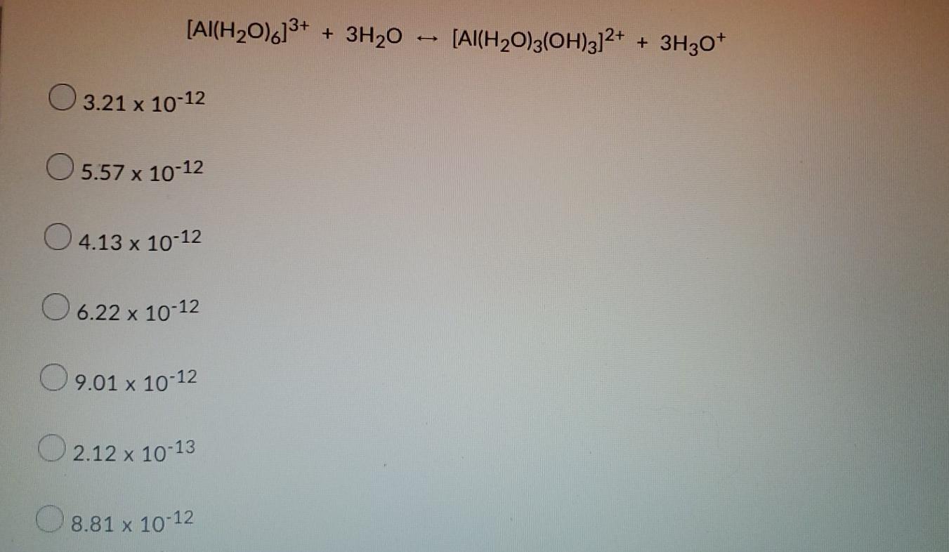 Solved In the following chemical reaction what is the | Chegg.com