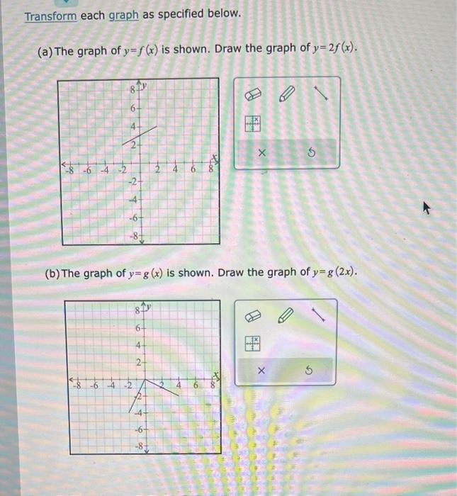 Solved A The Graph Of Yfx Is Shown Draw The Graph Of 