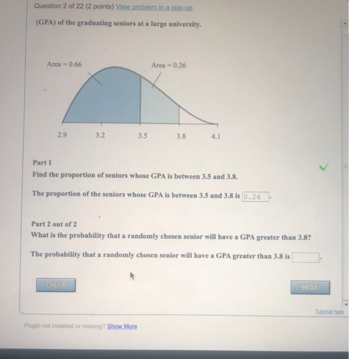 Solved Question 2 of 22 (2 points) View problem in a pop-up | Chegg.com