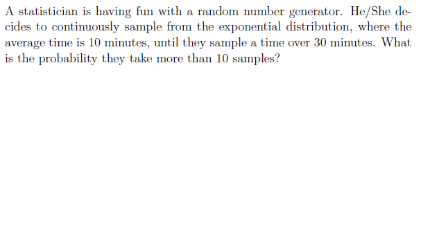 Solved A statistician is having fun with a random number | Chegg.com