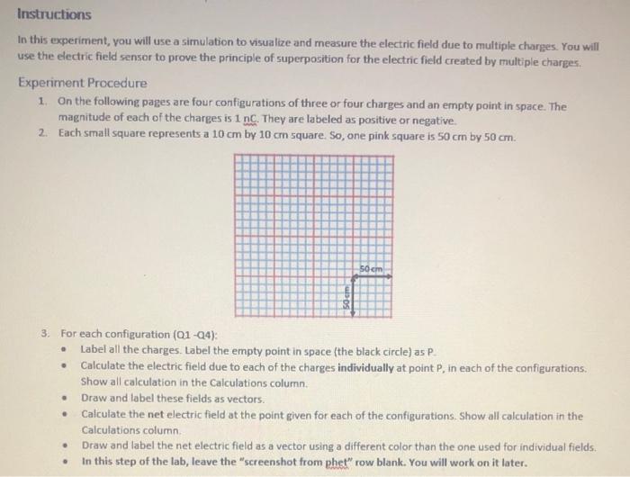 Solved Instructions In this experiment, you will use a | Chegg.com