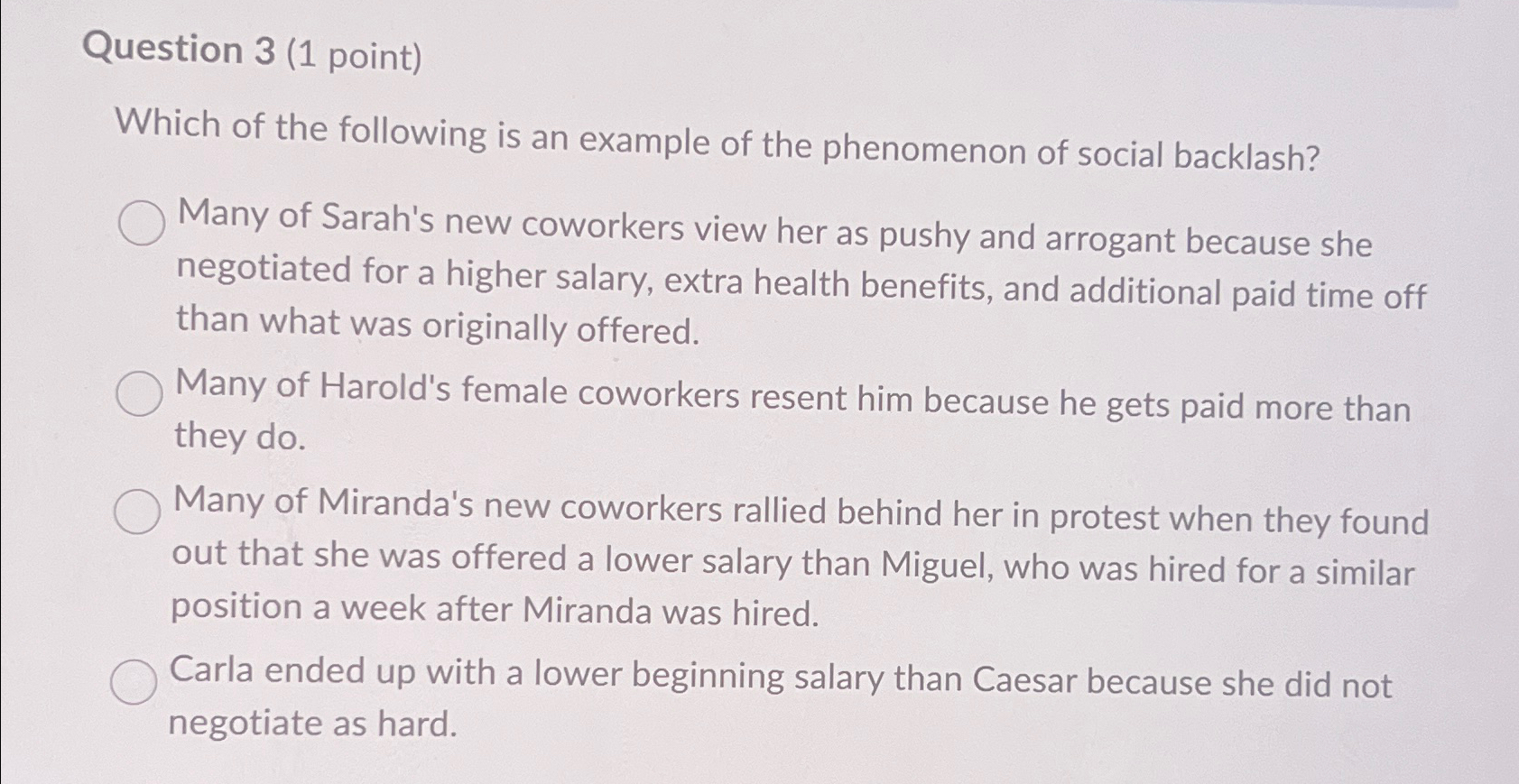 Solved Question 3 1 ﻿pointwhich Of The Following Is An 