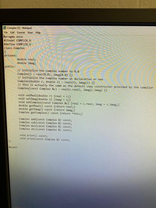 Solved Canswer Should Be Two New Files H And Cpp And To 