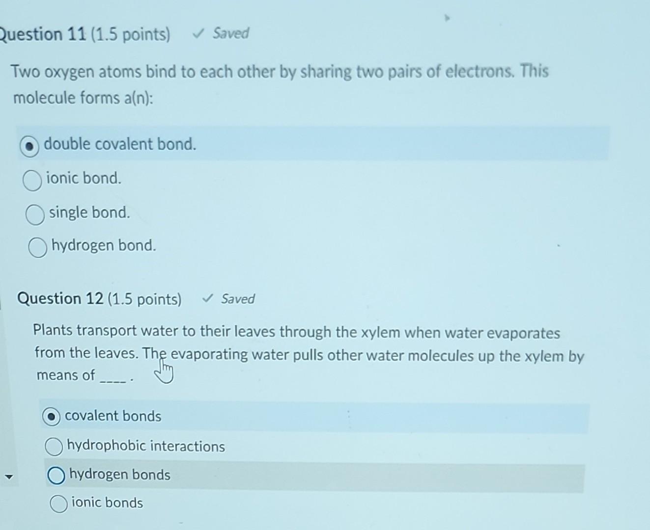 Solved Two oxygen atoms bind to each other by sharing two | Chegg.com