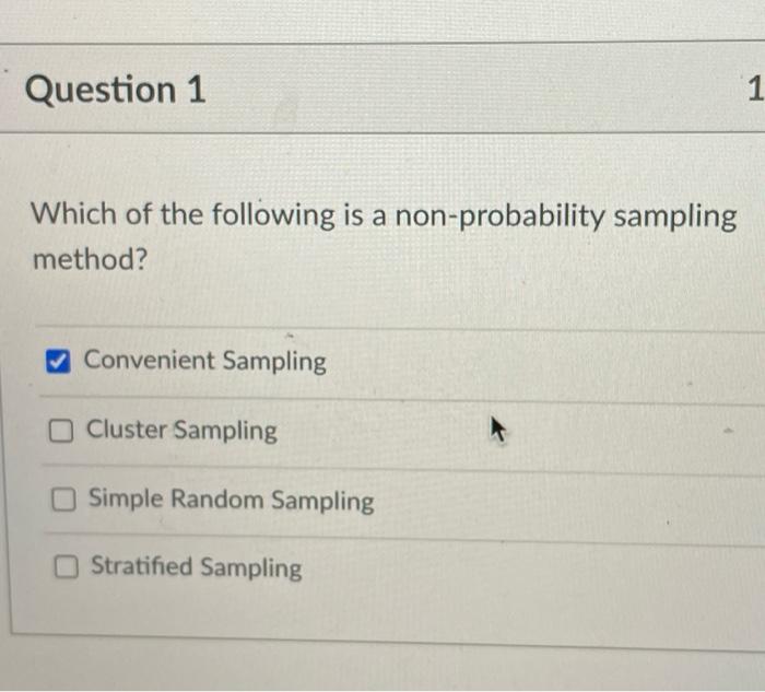 Solved Question 1 1 Which of the following is a | Chegg.com