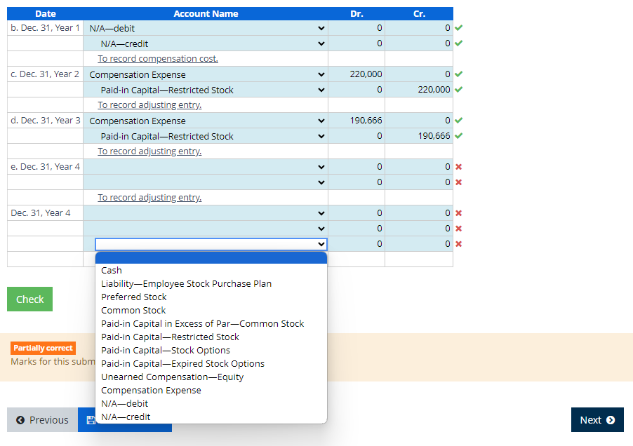 Solved Recording Entries for Restricted Stock Unit Plan and | Chegg.com