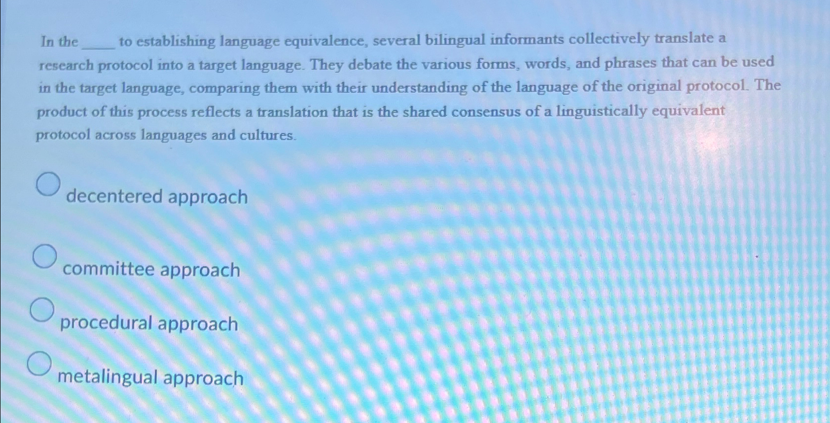 Solved In the to establishing language equivalence, several | Chegg.com