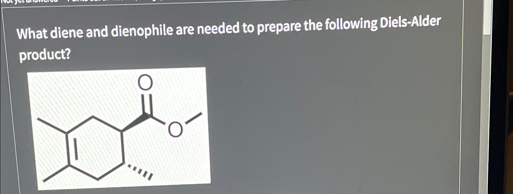 Solved What diene and dienophile are needed to prepare the | Chegg.com