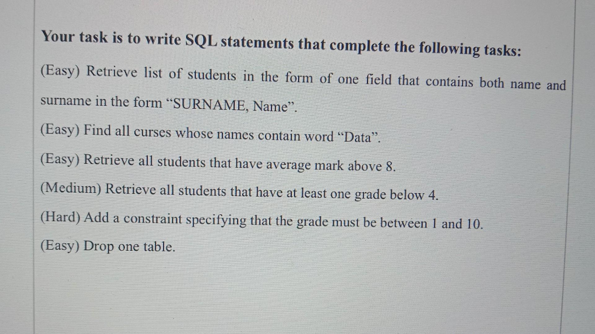Solved this is lab work for advance data technology here is | Chegg.com