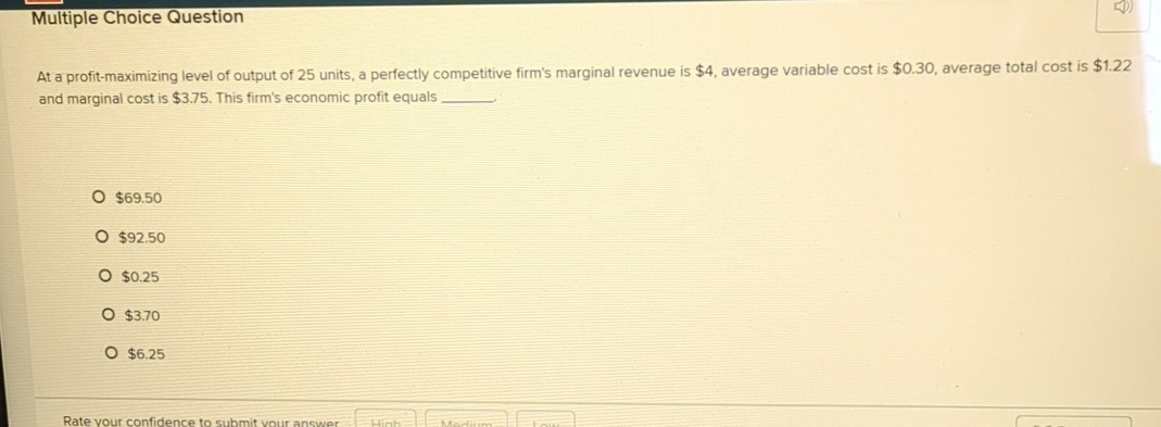 Solved Multiple Choice QuestionAt a profit-maximizing level | Chegg.com
