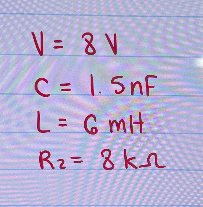 Solved Transient Response in RCL Circuits II Consider the | Chegg.com