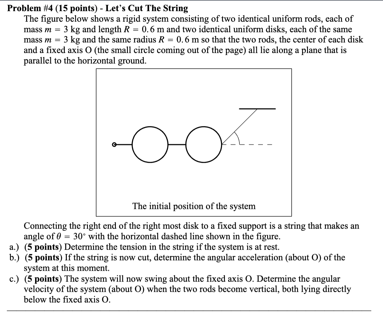 Solved Problem #4 (15 ﻿points) - ﻿Let's Cut The StringThe | Chegg.com