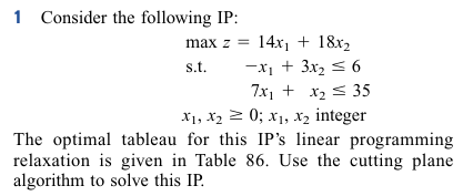 Solved 1 ﻿Consider the following IP:maxz=14x1+18x2 | Chegg.com