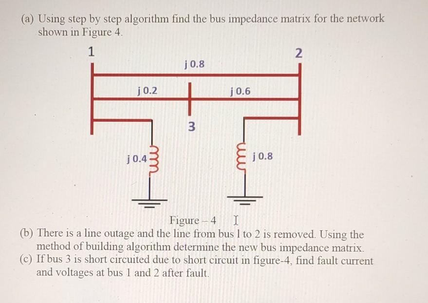 Solved (a) Using step by step algorithm find the bus | Chegg.com