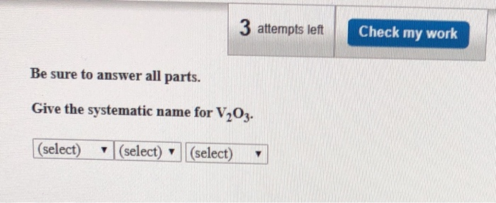 Solved 3 attempts left 3 attempts let Check my work Click in | Chegg.com Solved 3 attempts left 3 attempts let Check my work Click in | Chegg.com