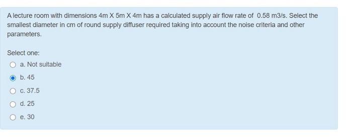 Solved Determine the infiltration cooling load in W for an | Chegg.com