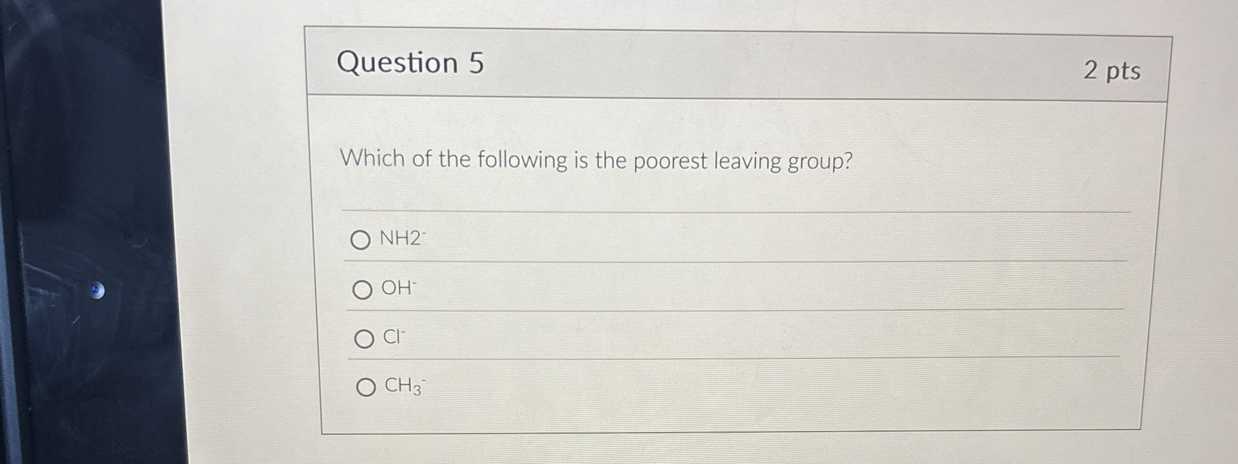 Solved Question 52 ﻿ptsWhich of the following is the poorest | Chegg.com
