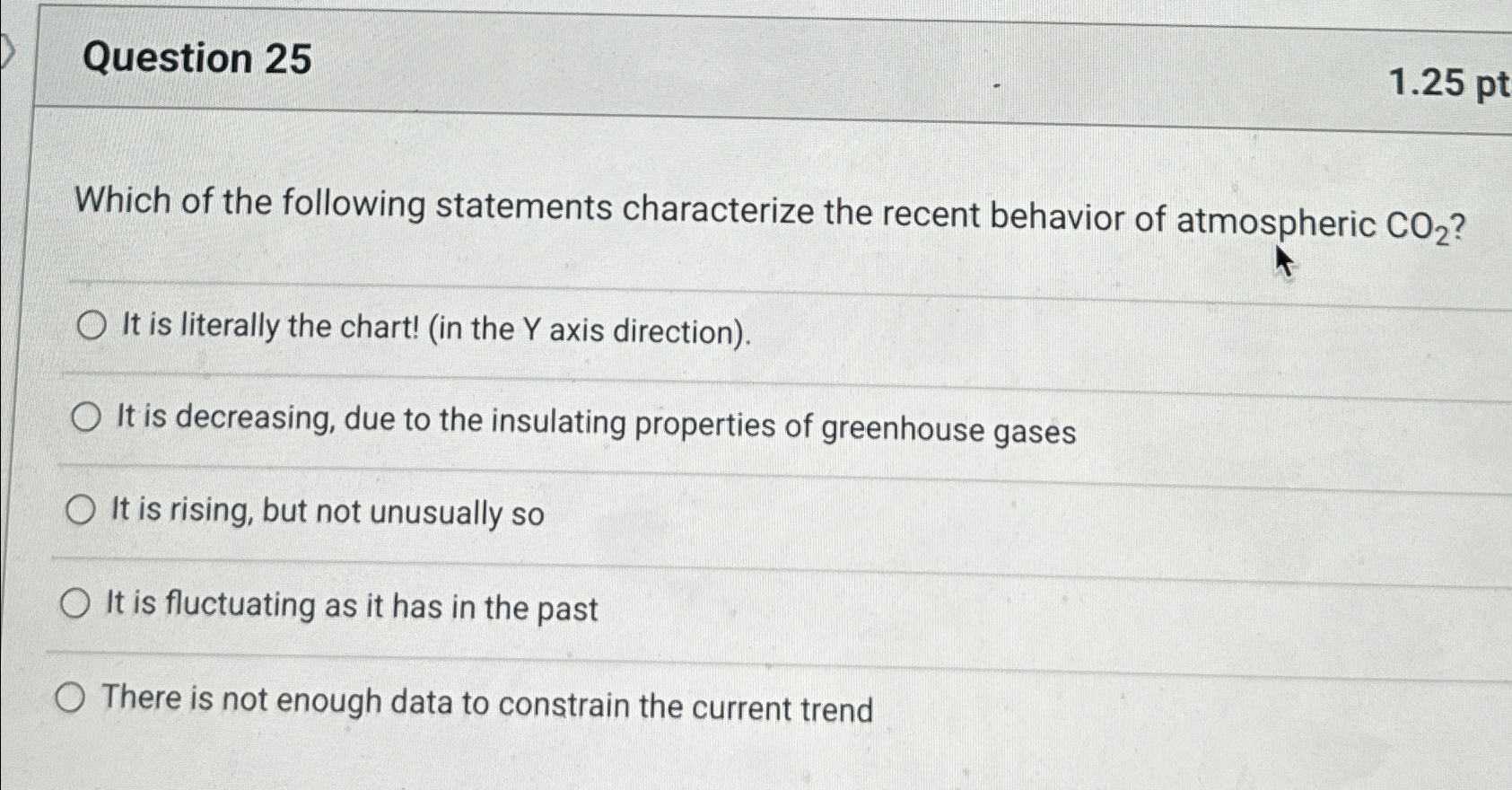 Solved Question 25Which of the following statements | Chegg.com