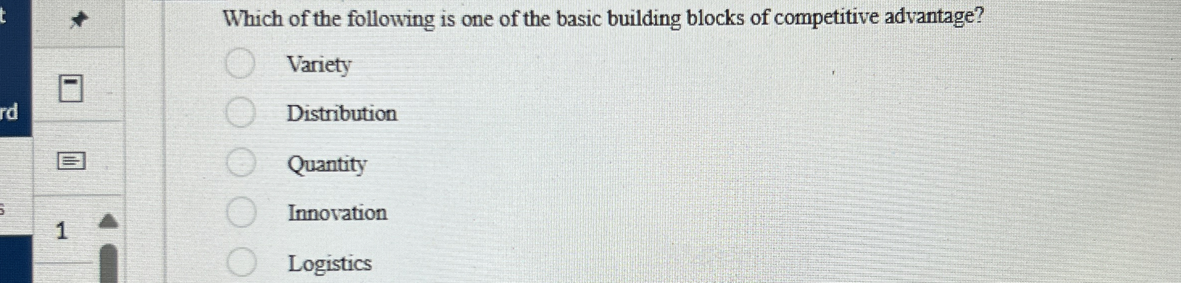 Solved Which of the following is one of the basic building | Chegg.com