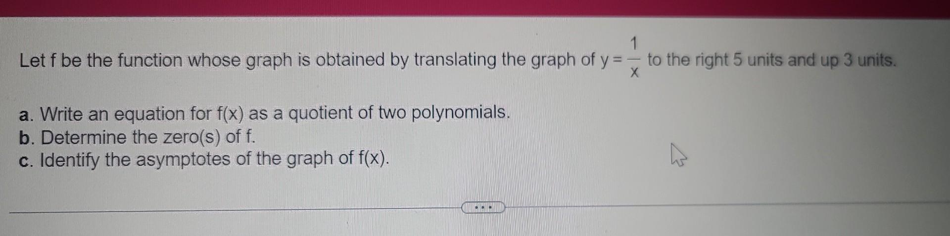 [Solved]: Let f be the function whose graph is obtained