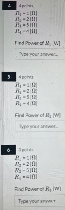 Solved 4 points R1=5[Ω]R2=2[Ω]R3=8[Ω]R4=9[Ω] Find Req = | Chegg.com