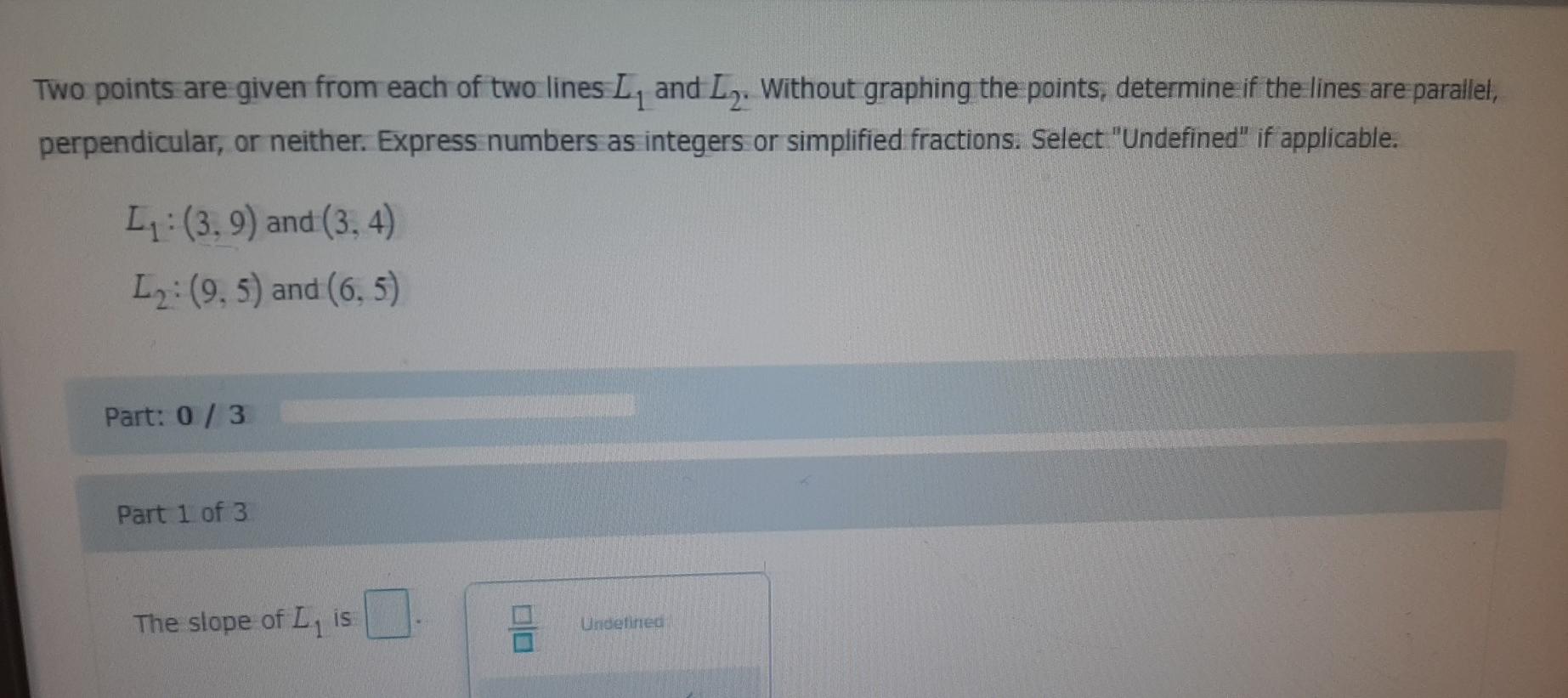 Solved Two points are given from each of two lines L and L. | Chegg.com