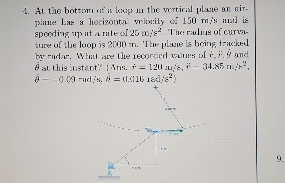 Solved At the bottom of a loop in the vertical plane an | Chegg.com