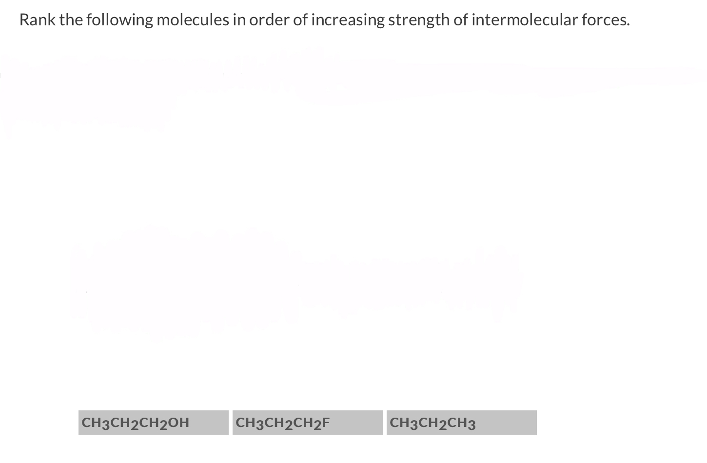 Solved Rank the following molecules in order of increasing | Chegg.com
