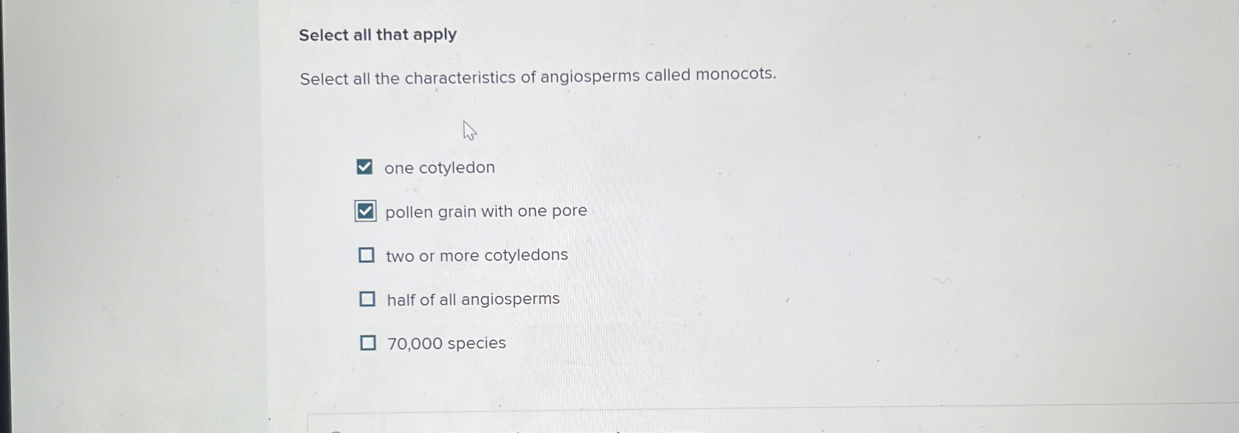 Solved Select all that applySelect all the characteristics | Chegg.com