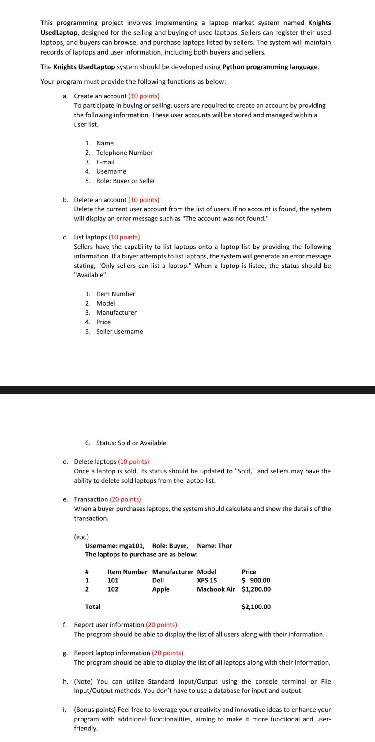 Solved In Python please. This programming project involves | Chegg.com