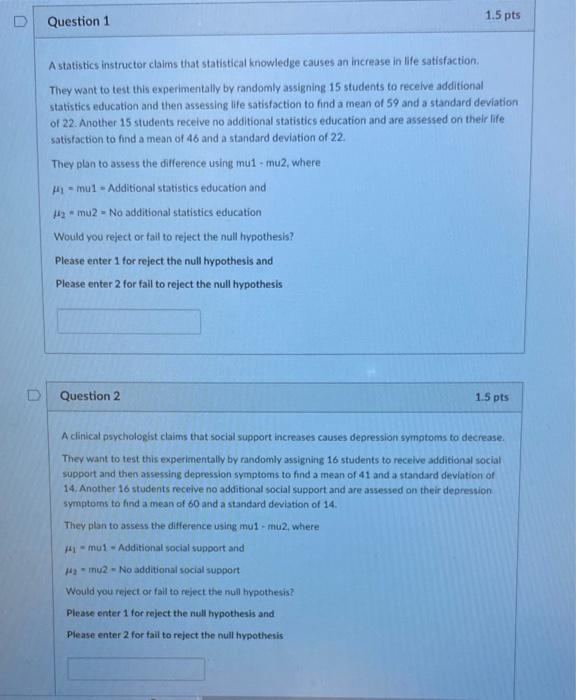 Solved A statistics instructor claims that statistical | Chegg.com