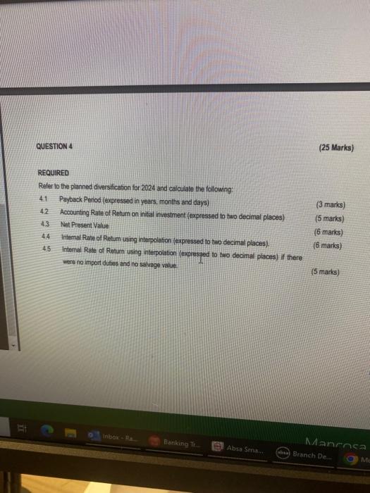 Solved ORBIT LIMITED; FINANCIAL PERFORMANCE AND FORECASTING | Chegg.com