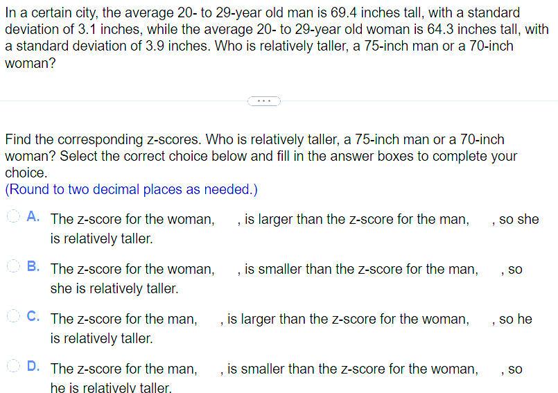Solved In a certain city, the average 20 - ﻿to 29 -year old | Chegg.com