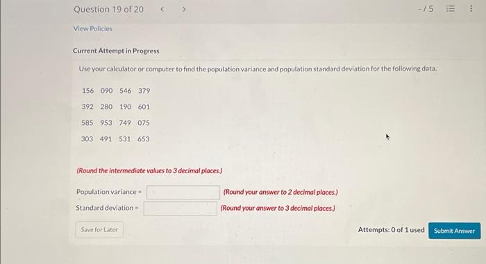Solved Use your calculator or computer to find the | Chegg.com