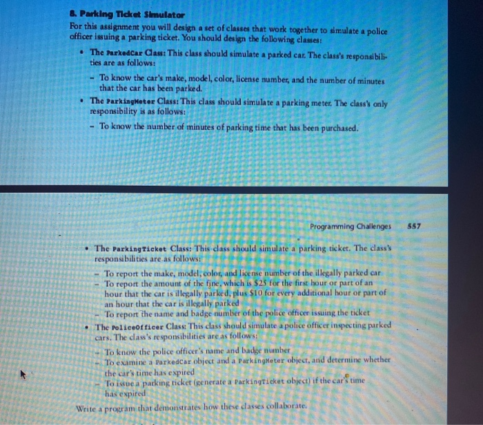 Solved 8. Parking Ticket Simulator For this assignment you | Chegg.com