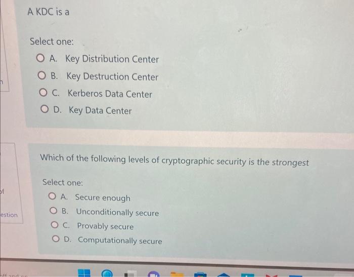 Solved A cryptographic algorithm that takes 10∧19 years to | Chegg.com