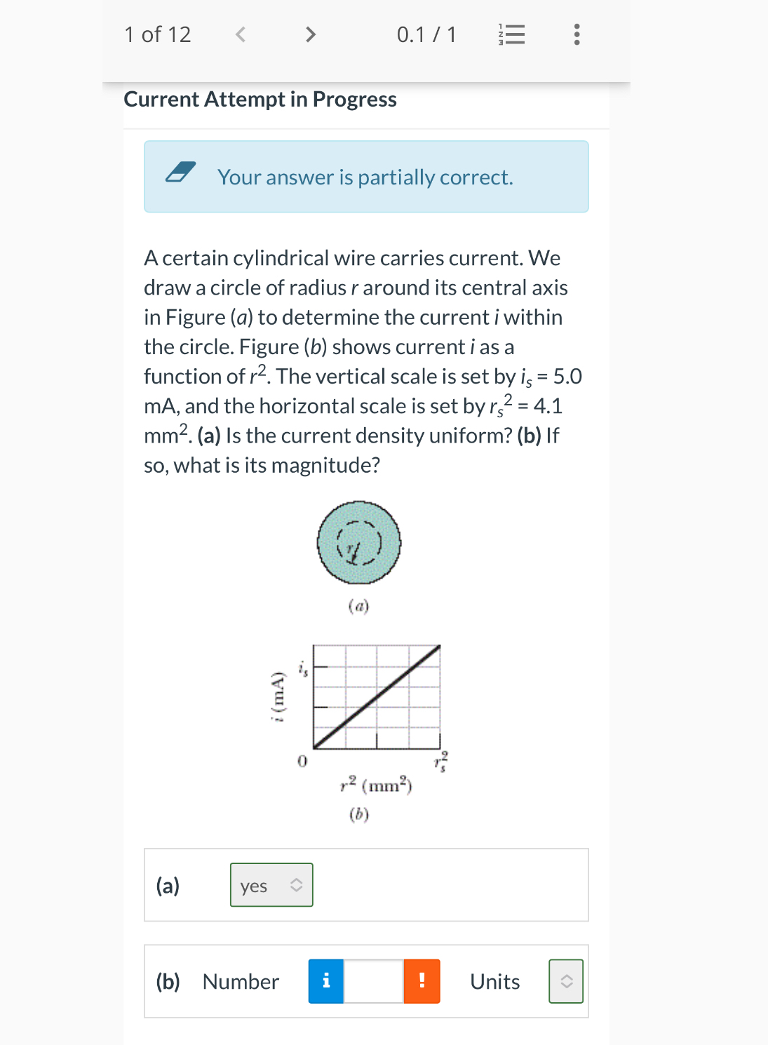 Solved Current Attempt in ProgressYour answer is partially | Chegg.com